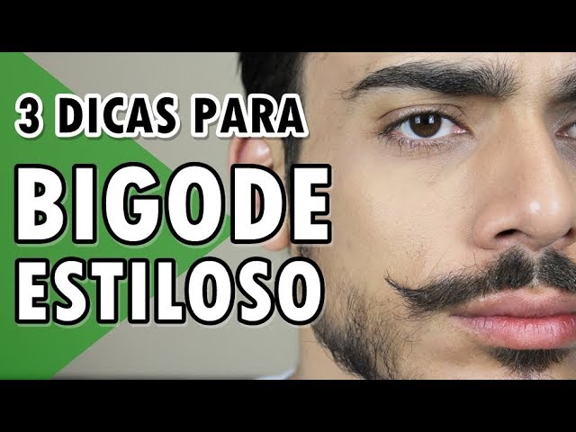 🔴 COMO FAZER BIGODE ESTILOSO | MUSTACHE | DICAS MASCULINAS • Fhits TV